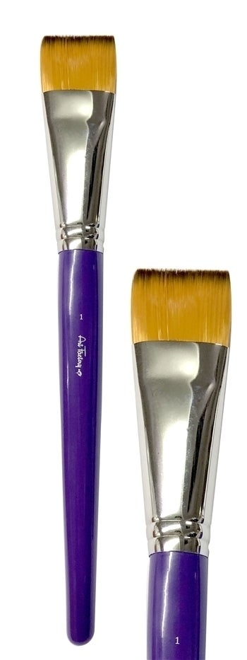Art Factory Studio | Acrylic Handle - 1 Inch Flat Brush | THE ART ROOM ...
